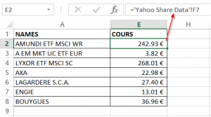 Comment importer les cours de Bourse dans Excel avec une simple Macro