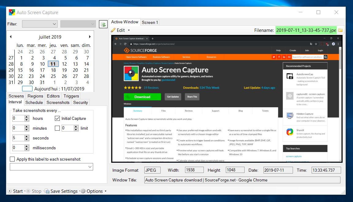 Réaliser des captures d'écrans automatiques sous Windows avec l'outil ...