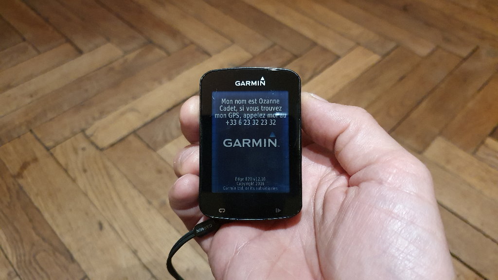 [Vélo] Afficher votre Nom et Numéro de téléphone au démarrage de votre ...