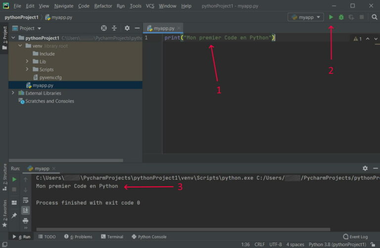 Développer en Python avec PyCharm
