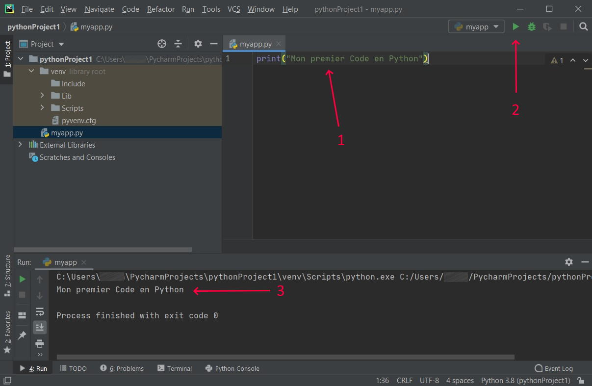 Développer en Python avec PyCharm