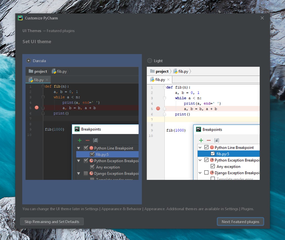 Développer en Python avec PyCharm