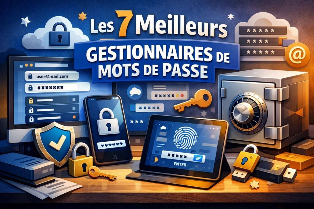 Top 7 Gestionnaires de Mots de Passe en 2026 : Le Comparatif